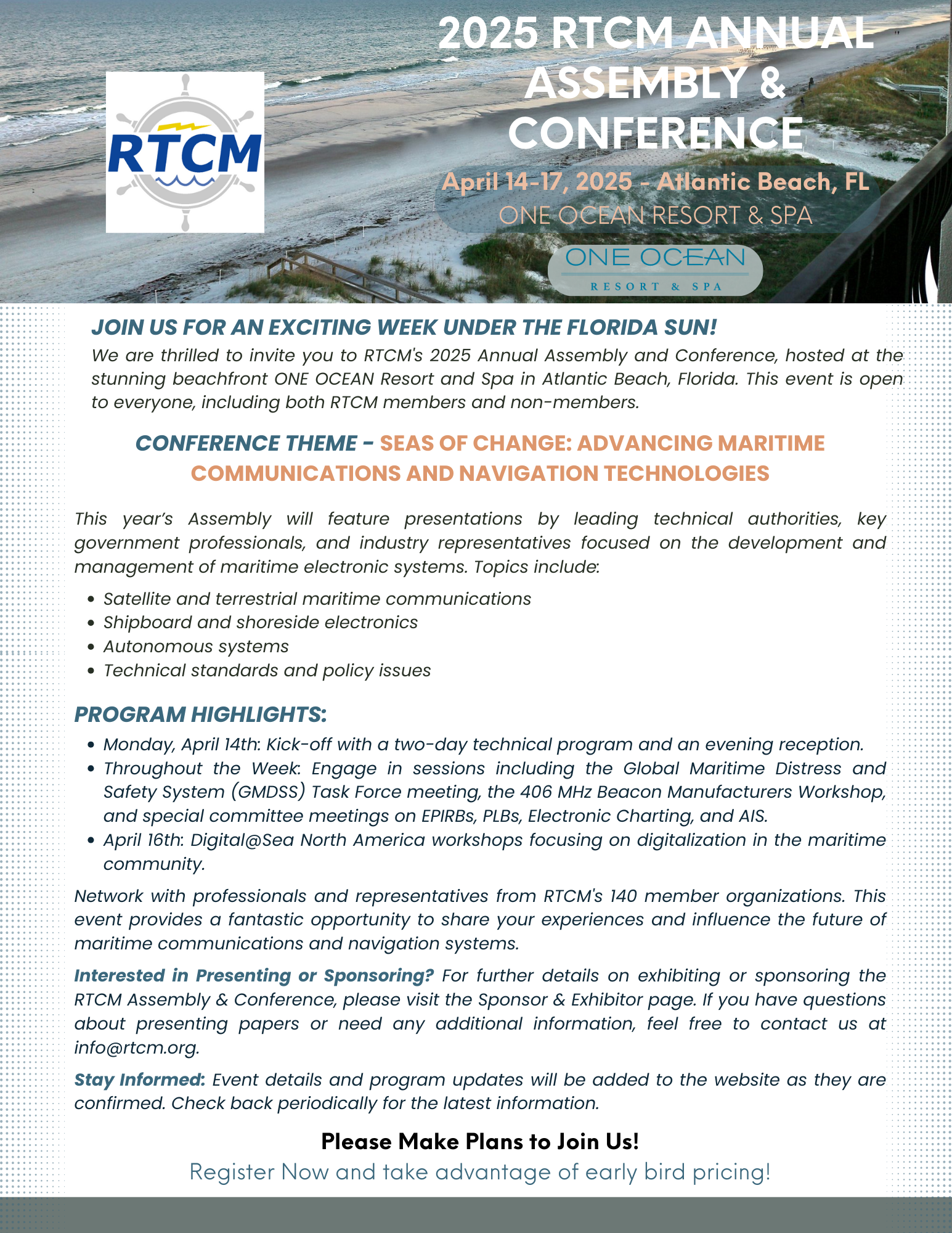 2025 RTCM Annual Assembly & Conference